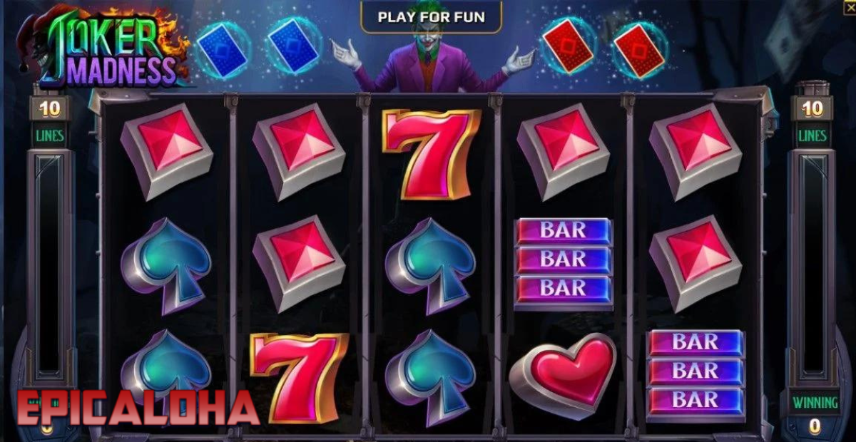 Dive into, the Joker's Realm: Unleash Madness Joker Madness.